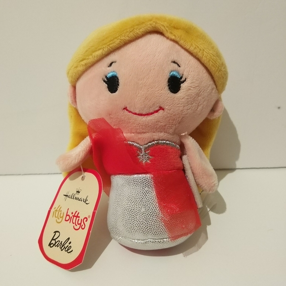 Hallmark | Toys | Hallmark Itty Bittys Plush Holiday Barbie New Wtags ...